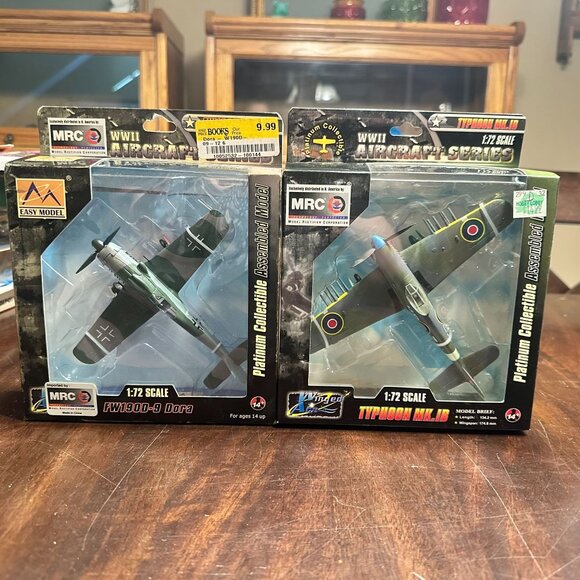 MRC | Toys | Mrc Wwii Aircraft Series 72 Scale Assembled Models Fw19d9 ...